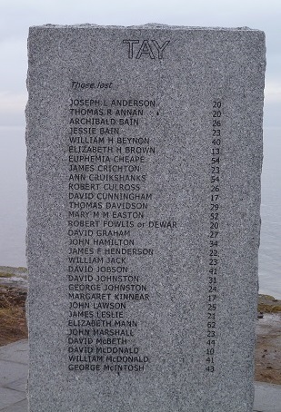 Memorial – Tay Bridge disaster